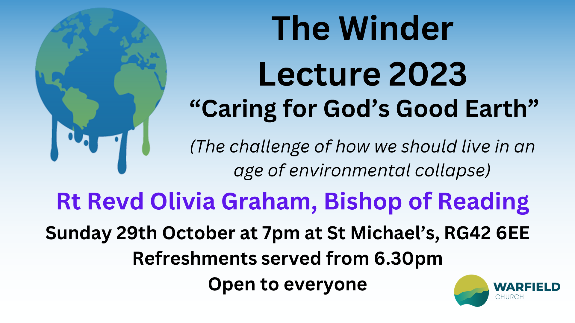 Warfield Church : Winder Lecture